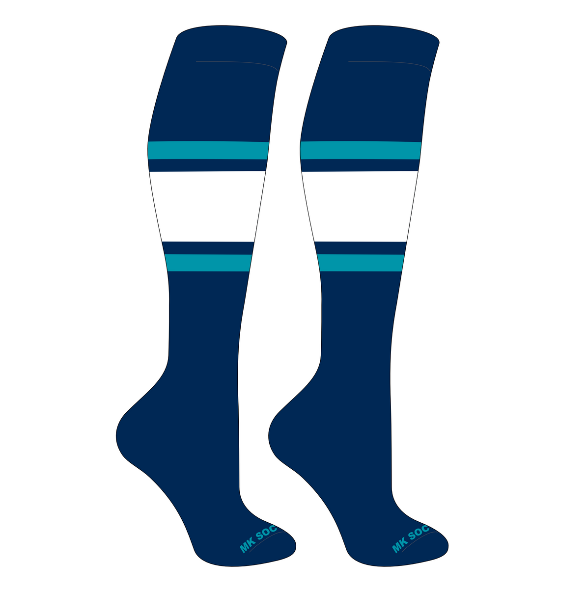 Knee High Athletic Socks - MK Socks – Mk Socks