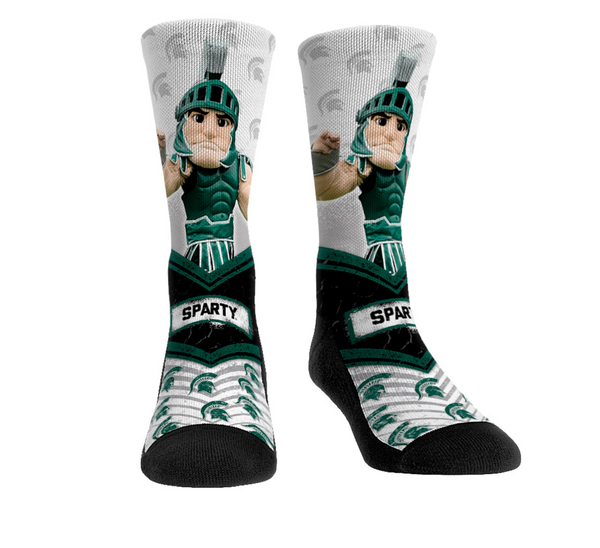 NCAA Michigan State Spartans - Mascot Walkout Rock 'Em Socks