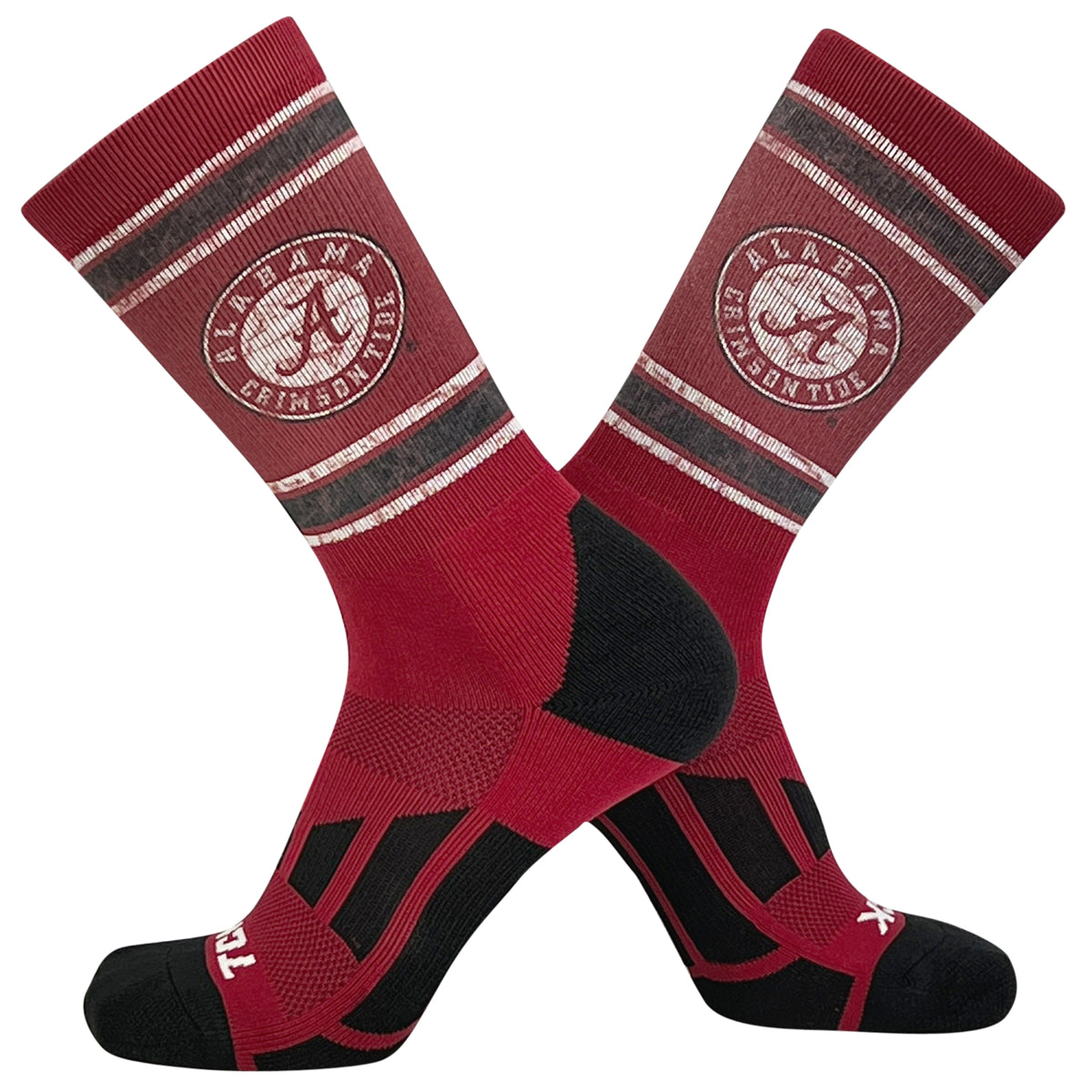 TCK Vintage Alabama Crimson Tide Circle Logo Crew Socks (8-13) – Mk Socks