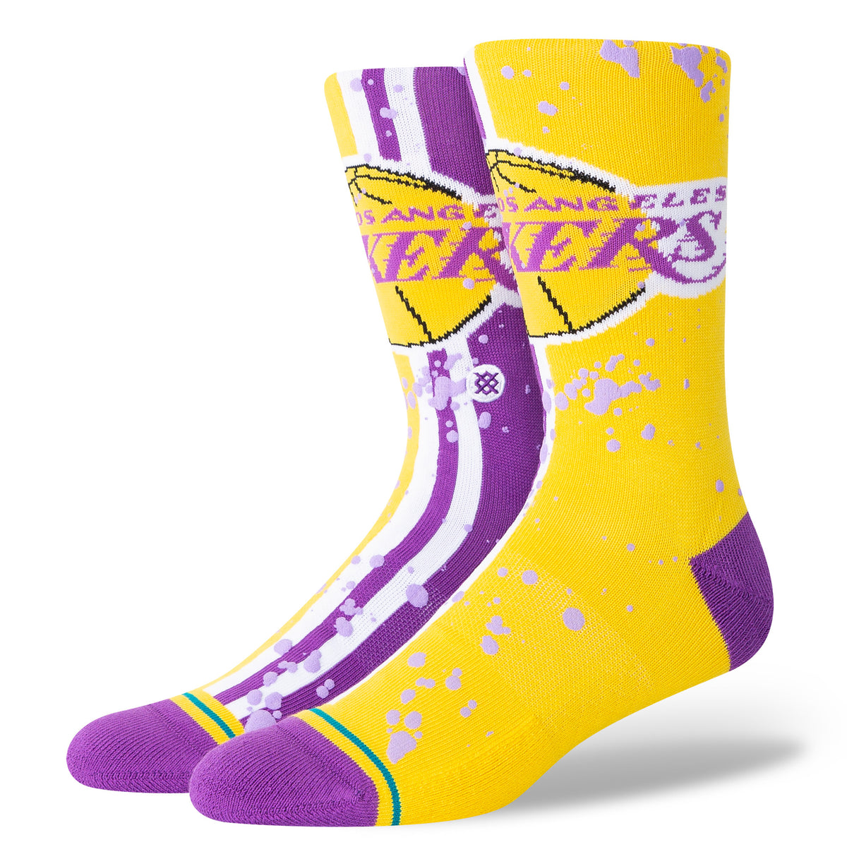 NBA X Stance Overspray Collection Crew Socks - Los Angeles Lakers – Mk ...
