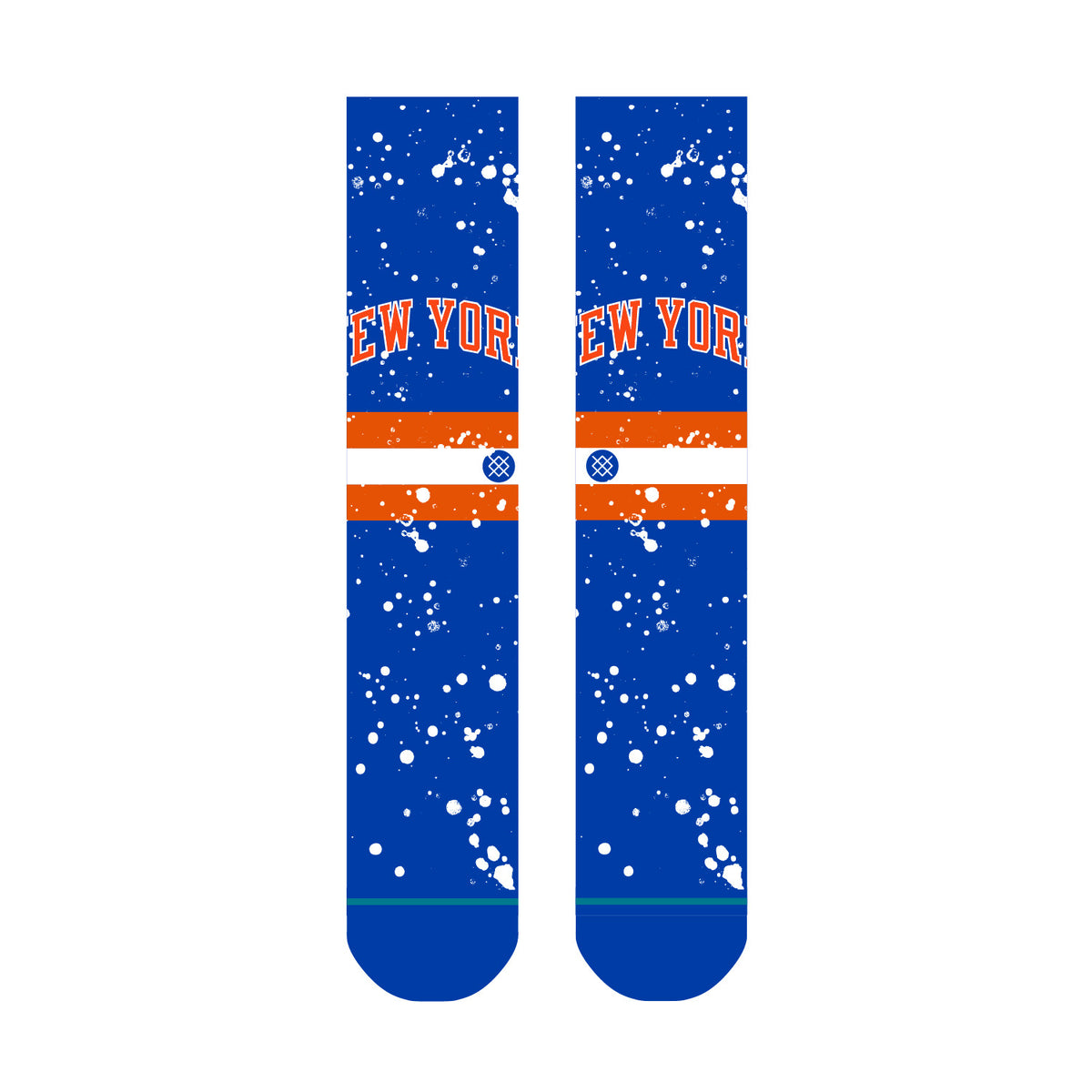 NBA X Stance Overspray Collection Crew Socks - New York Knicks – Mk Socks