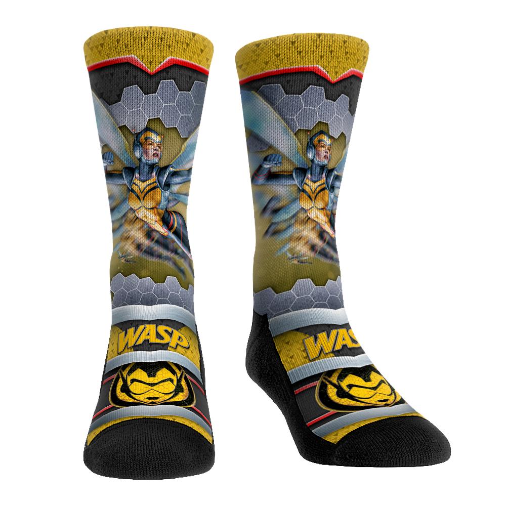 Marvel Wasp Hero Pose Socks – Mk Socks
