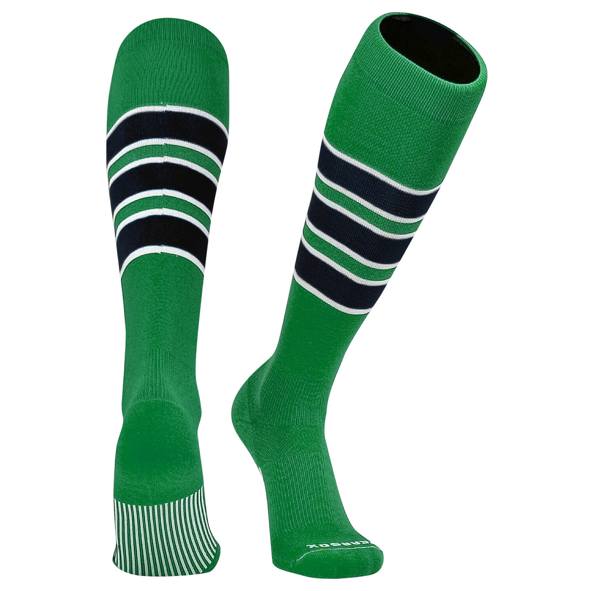 PEAR SOX Striped OTC Baseball, Softball, Football Socks (C) Kelly Gree ...